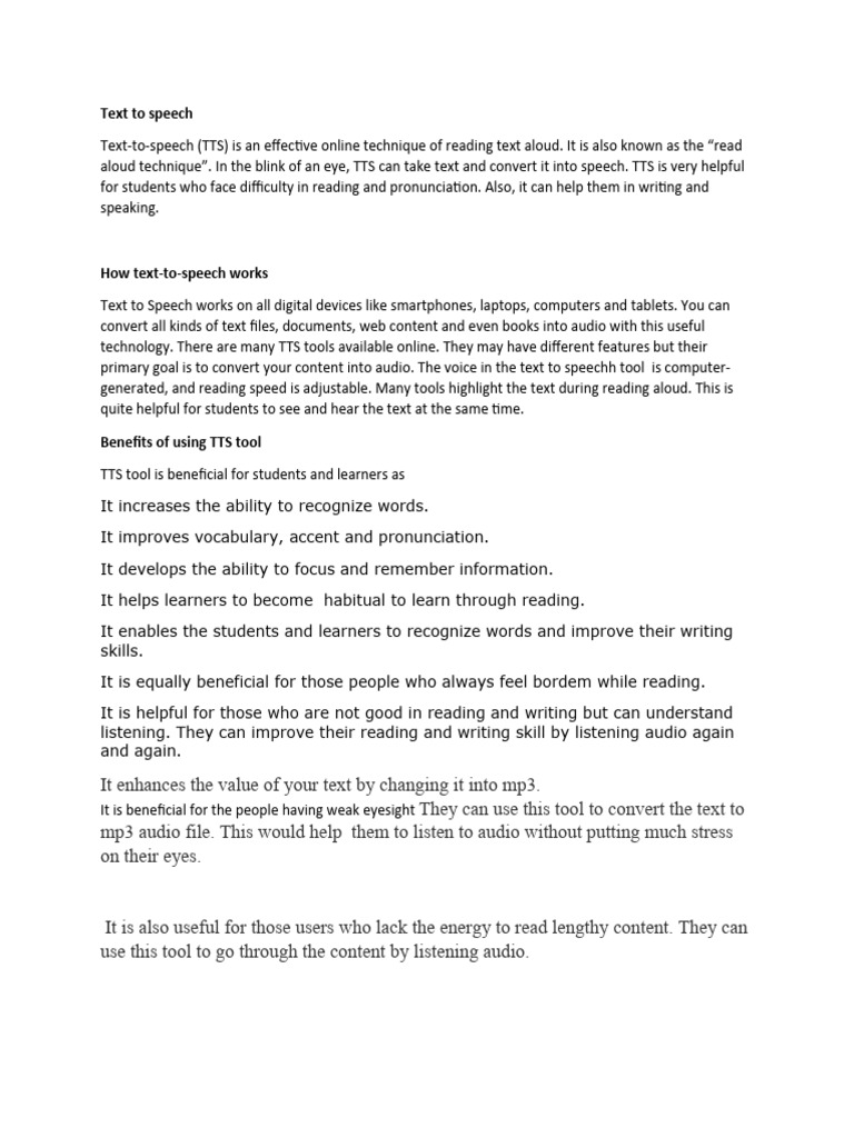 Text To Speech Converter | PDF | Speech Synthesis | Communication