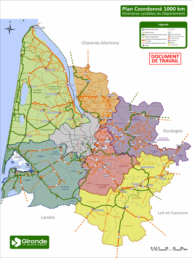 Carte Gironde + EPCI | PDF