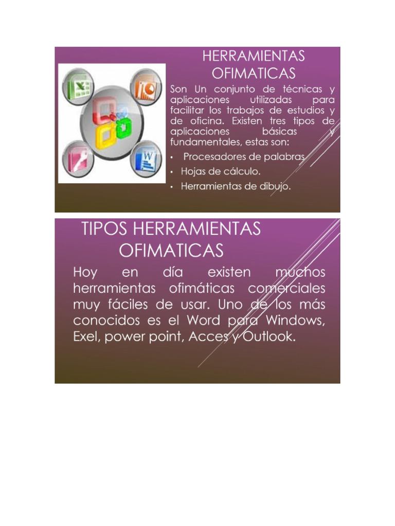 Herramientas Ofimaticas | PDF
