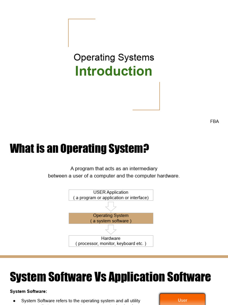 Operating Systems-1-Introduction | PDF | Operating System | Computer ... Operating Systems-1-Introduction | PDF | Operating System | Computer ...
