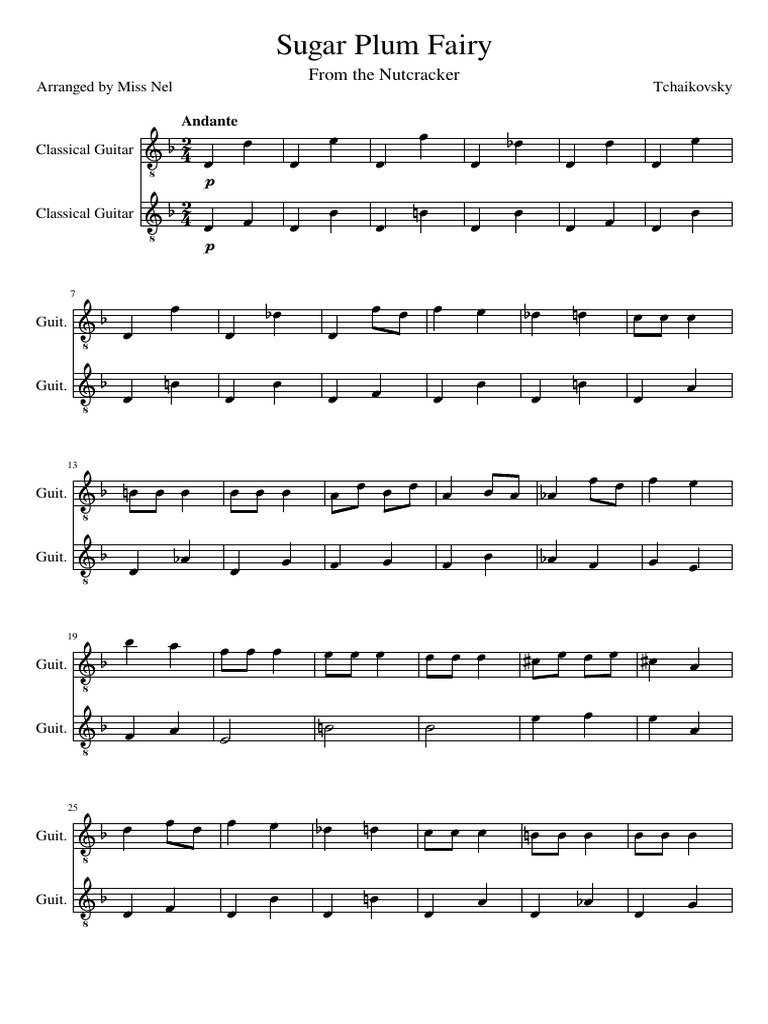 Sugar Plum Fairy | PDF | The Nutcracker | Dances