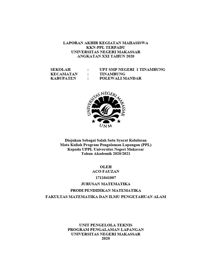 Format Laporan PPL | PDF | Seni