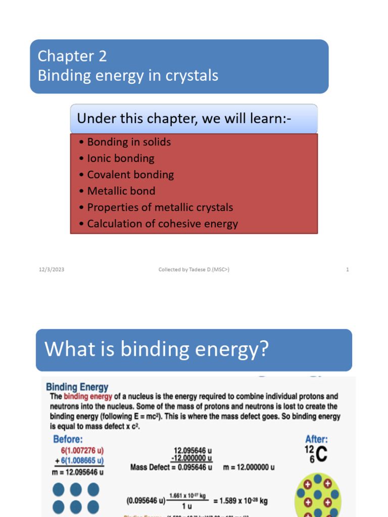 Chapter 2 (Condensed Matter) | PDF | Chemical Bond | Ionic Bonding