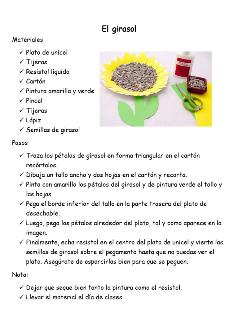 El Girasol Pdf