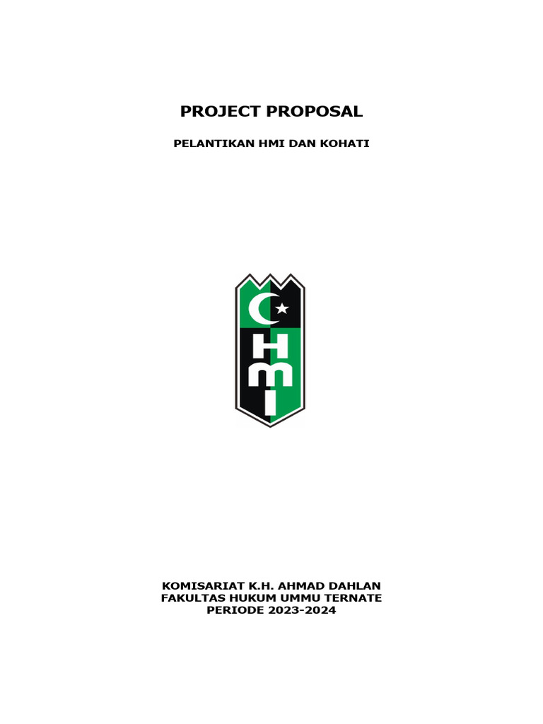 Proposal Pelantikan HMI 2023-2024 | PDF | Karier & Perkembangan