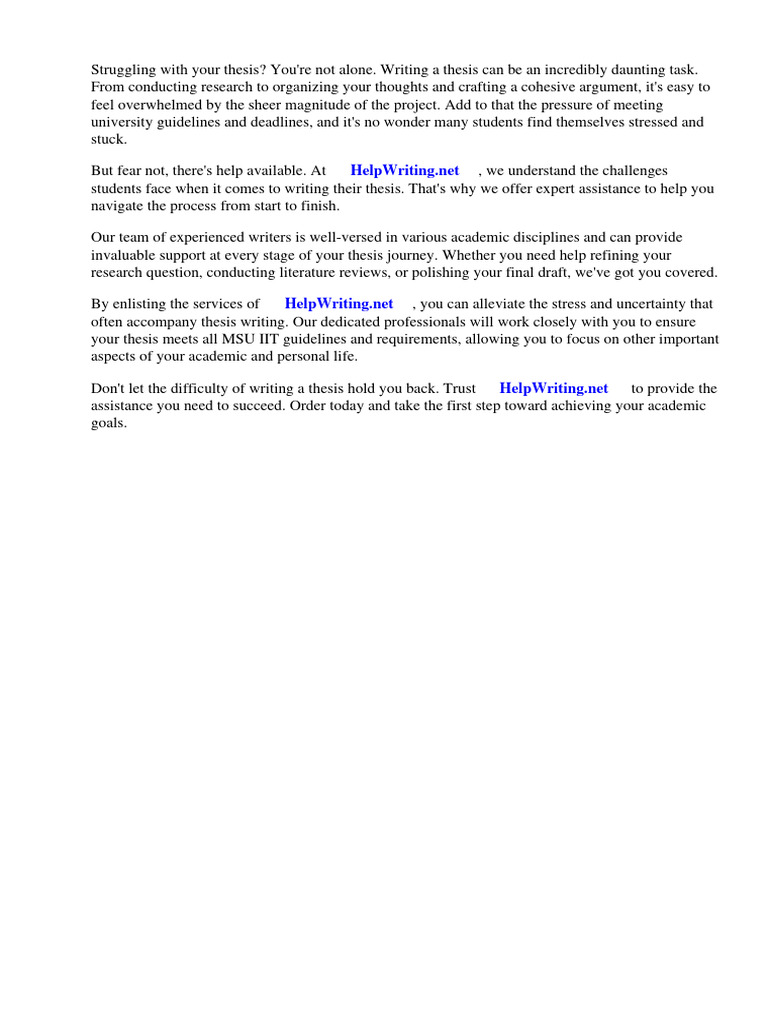 Msu Iit Thesis Guidelines | PDF | Thesis