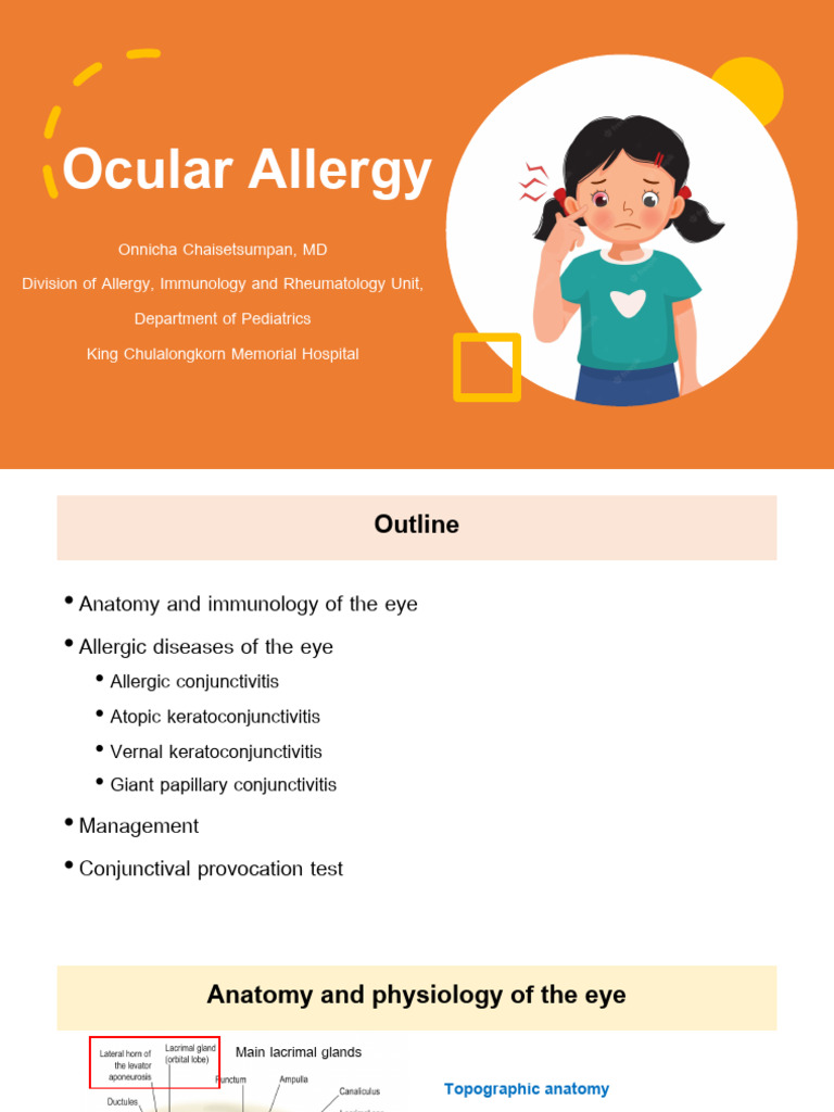 Ocular Allergy: Types and Management | PDF | Allergy | Allergen