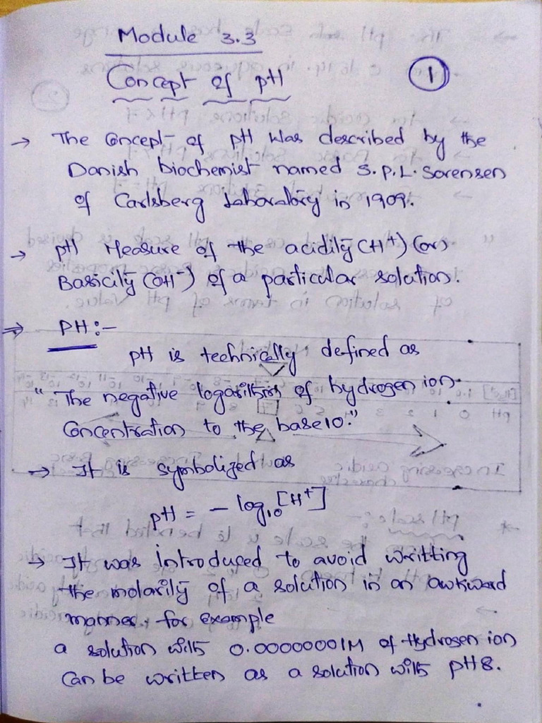 Concept of PH | PDF
