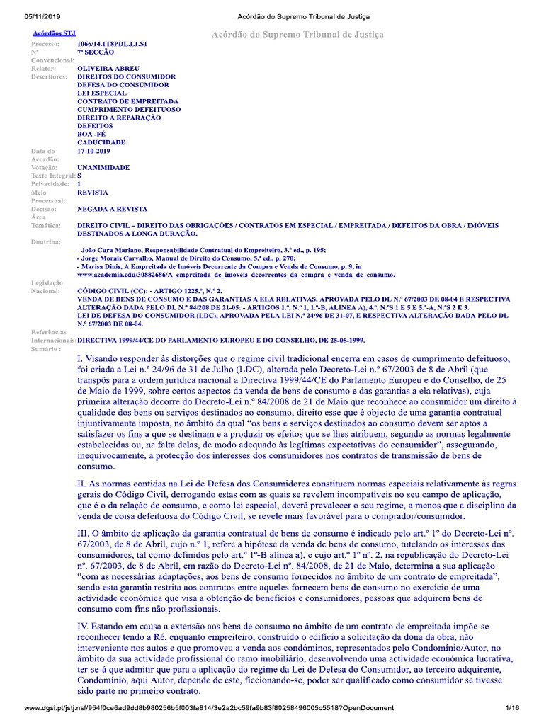 STJ 17 10 2019 | PDF