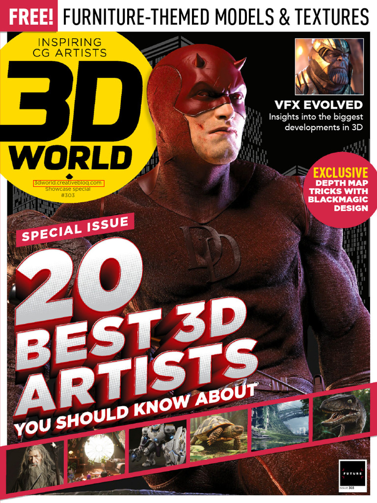 3D World UK - Issue 303, 2023 | PDF | 3 D Computer Graphics | Blender (Software)