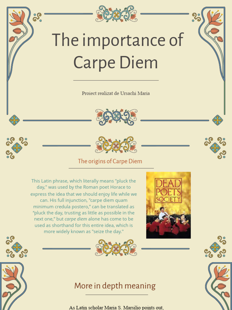 Carpe Diem | PDF