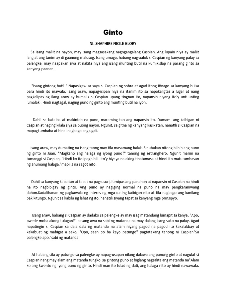 Ginto | PDF
