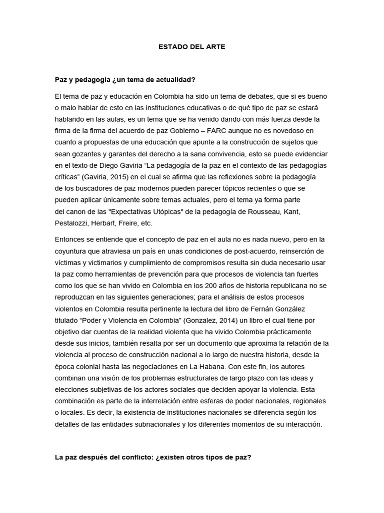 ESTADO DEL ARTE | PDF