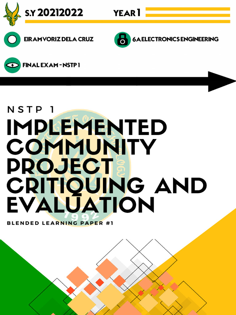 NSTP Final Assessment | PDF