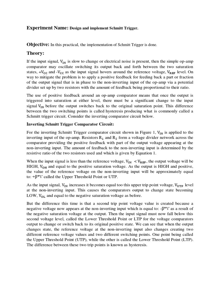Expt 7 | PDF | Operational Amplifier | Electrical Engineering