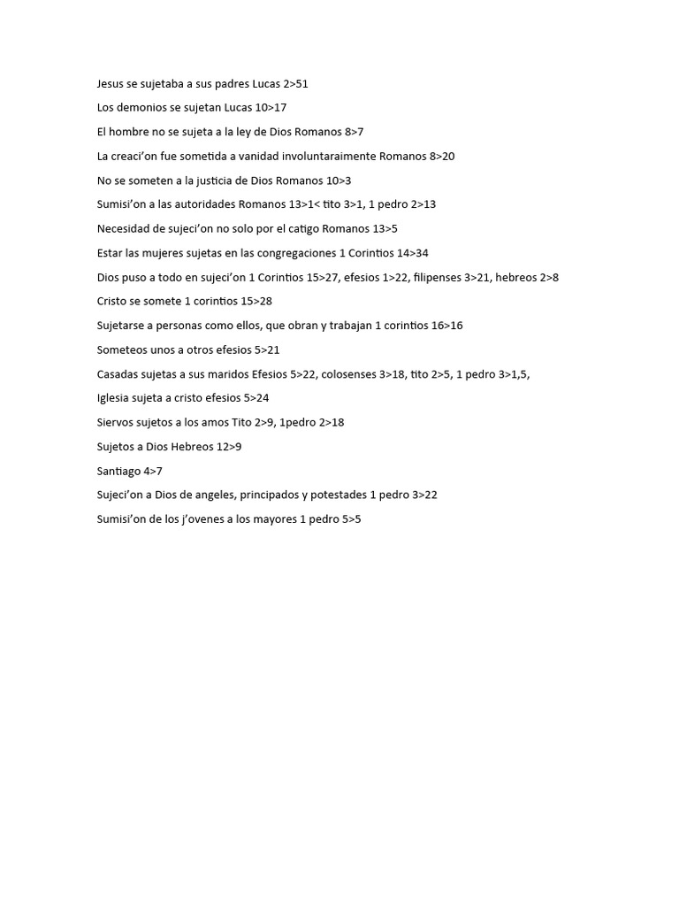 La Sumisión Bíblica | PDF