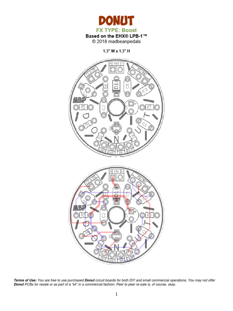 Donut | PDF | Printed Circuit Board | Manufactured Goods
