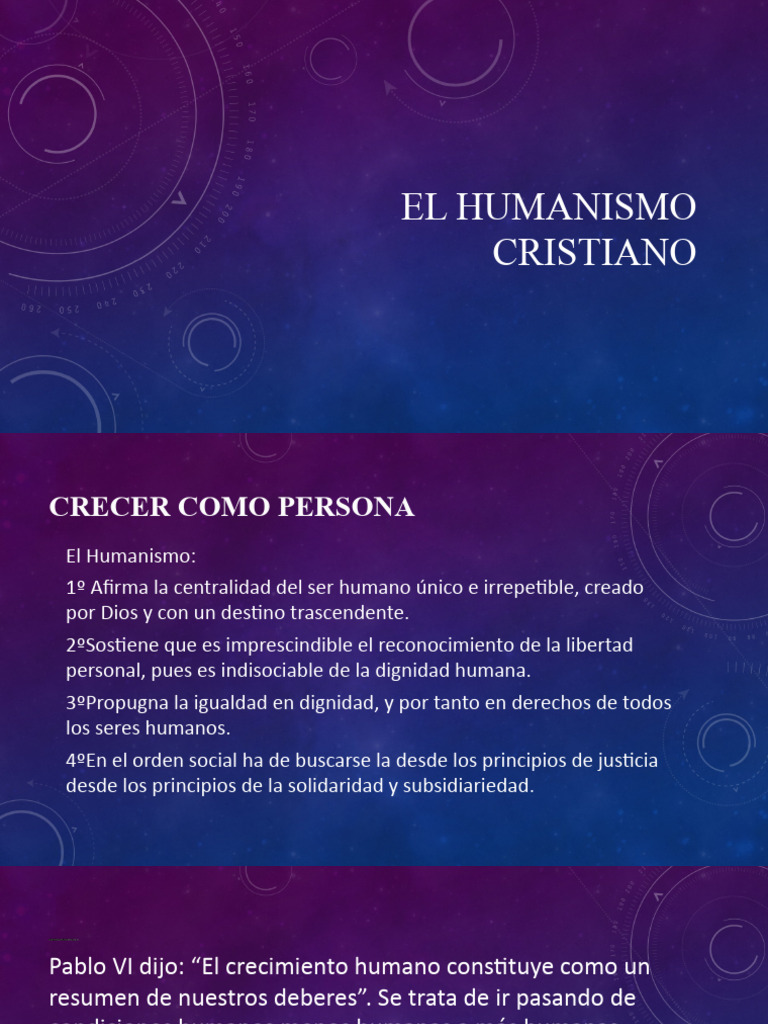El Humanismo Cristiano | PDF | Dios | Fe