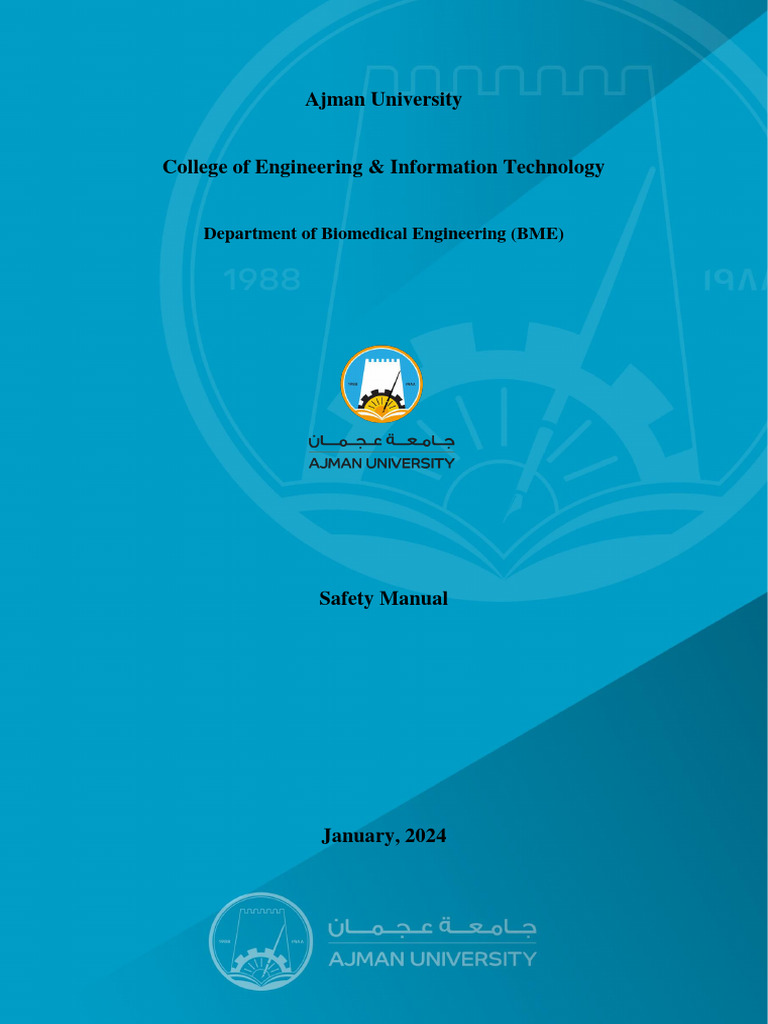 BME Laboratory Safety Manual 2024 | PDF | Laboratories | Electrical Network