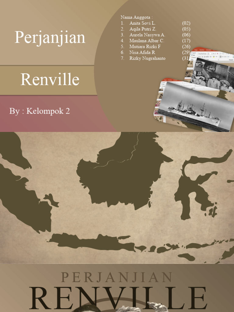 Perjanjian Renville: Sejarah dan Dampak | PDF