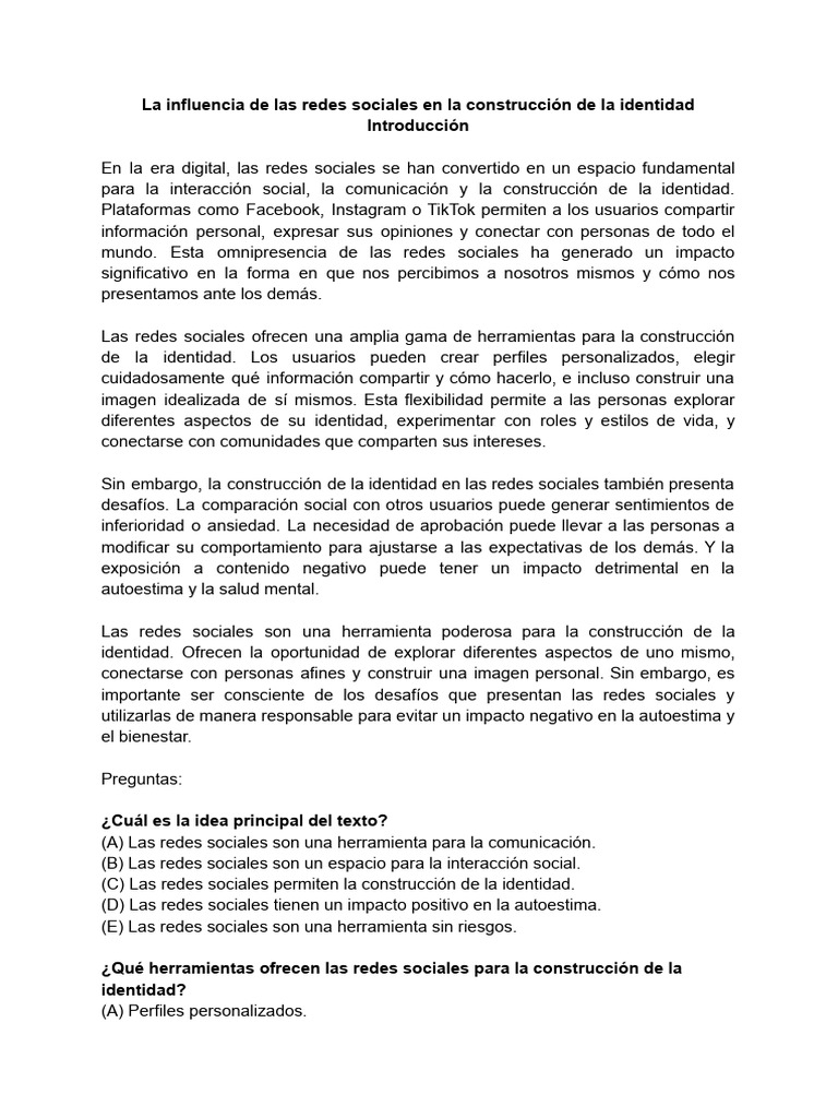 Comprensión Lectora | PDF | Cáncer | Servicio de redes sociales