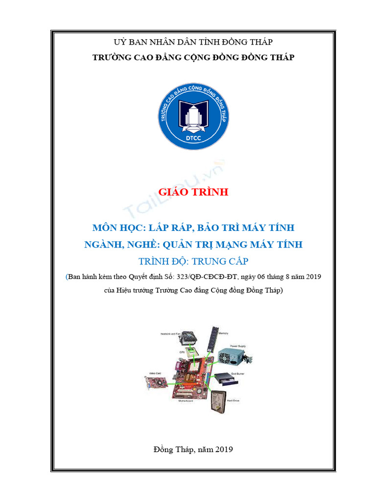 Giao Trinh Lap Rap Bao Tri May Tinh 6606 | PDF