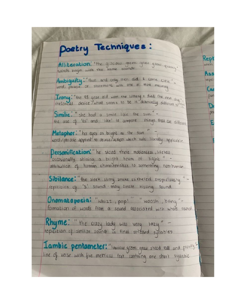 poetry technique | PDF