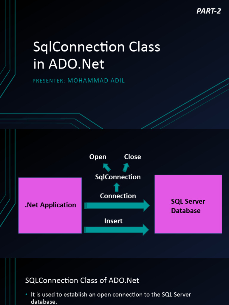 SqlConnection Class | Download Free PDF | Databases | Microsoft Access