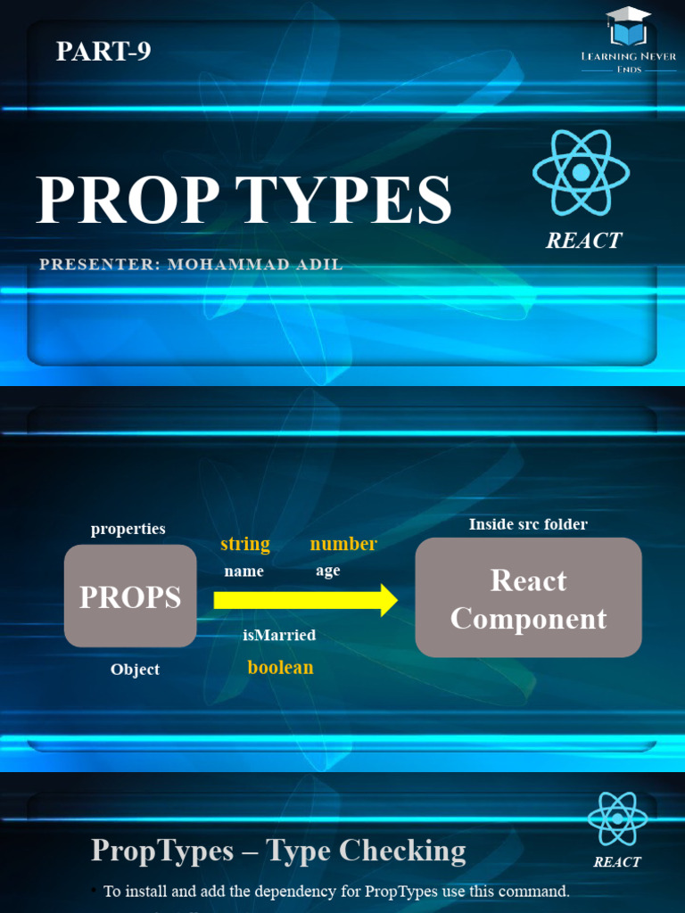 9 - Prop Types | PDF | Data Type | Java Script