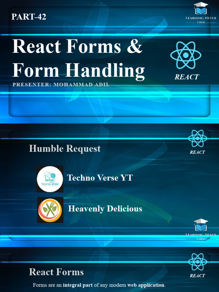 42 React Forms Pdf