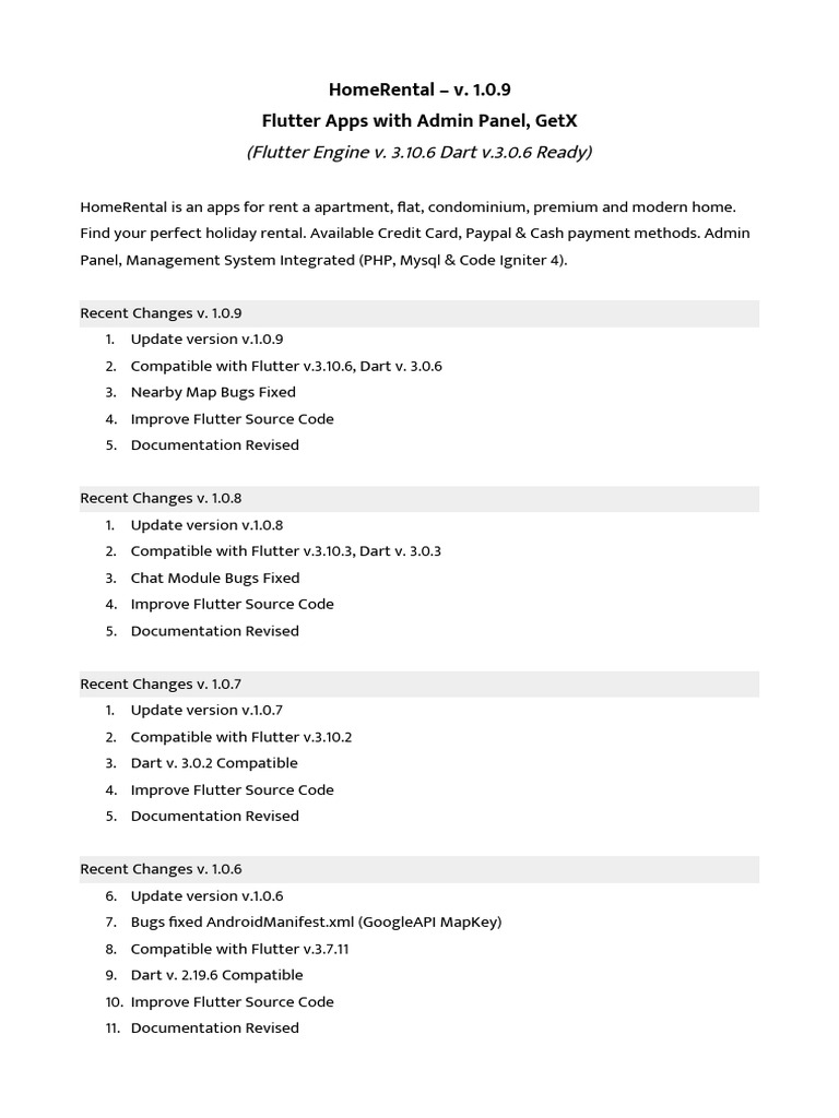 Documentation Homerental V109 Pdf Computer Programming Computer