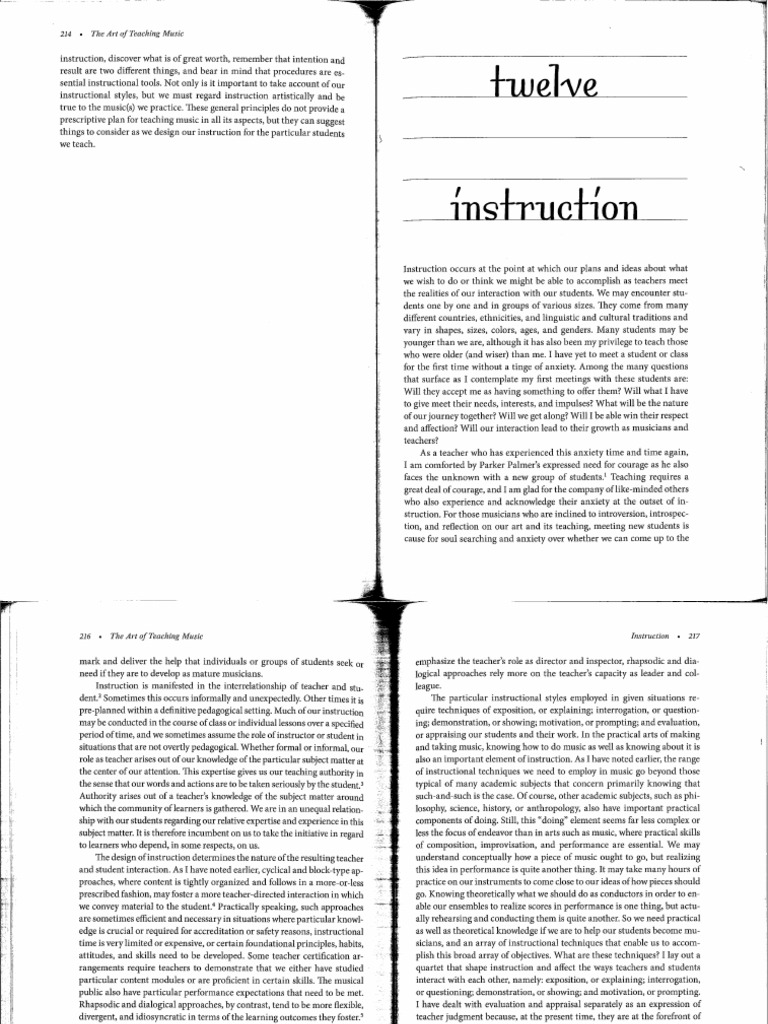 Jorgensen Cap 12 Instruction | PDF