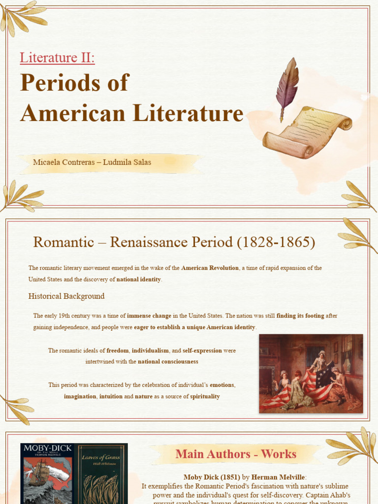 American Literature Periods | PDF