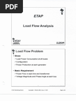 ETAP 21.0.1 - Load Flow Analysis | PDF | Transmission Line | Power Inverter