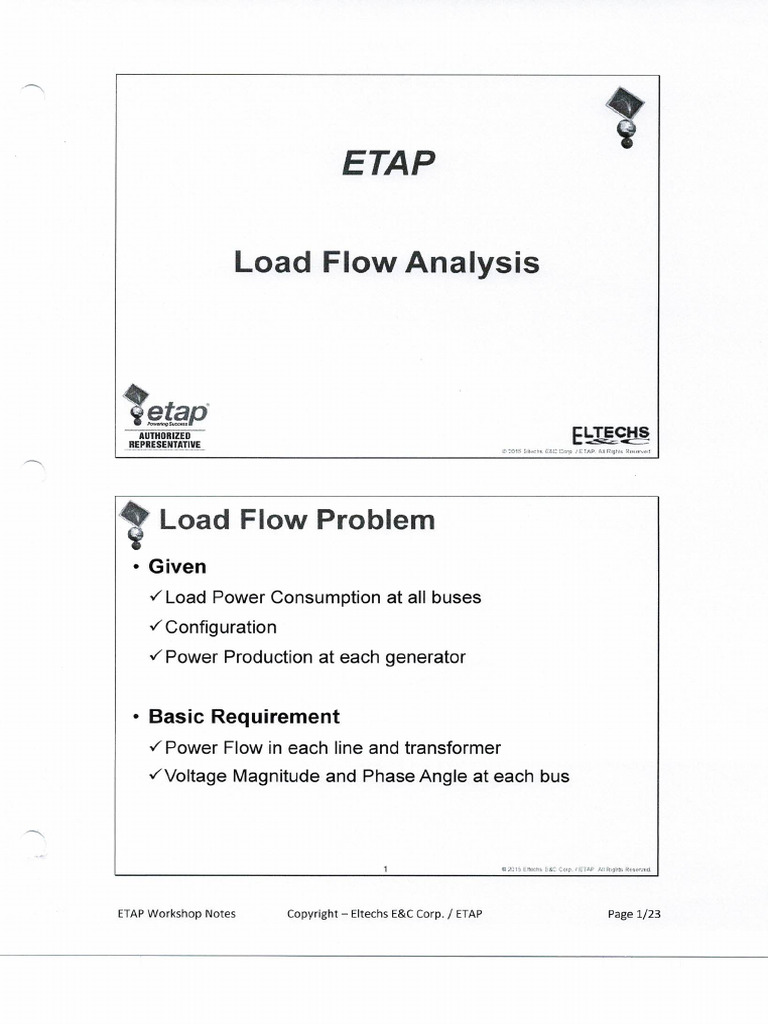 Load FLow Analysis | PDF