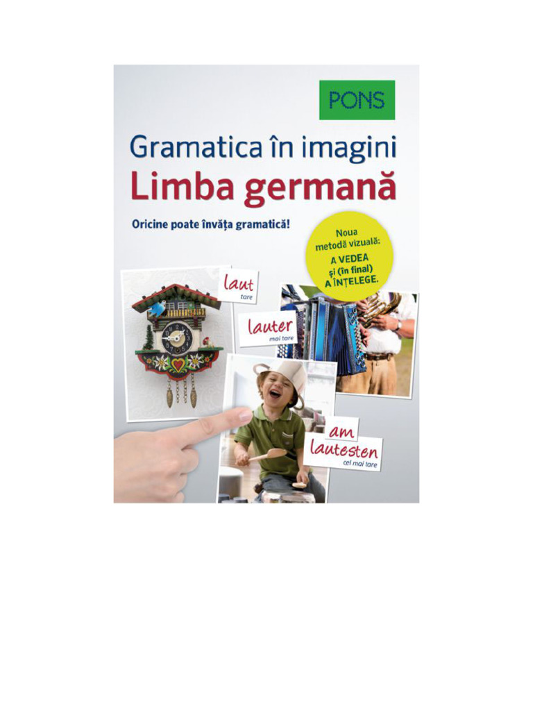 Gramatica in Imagini. Limba Germana | PDF
