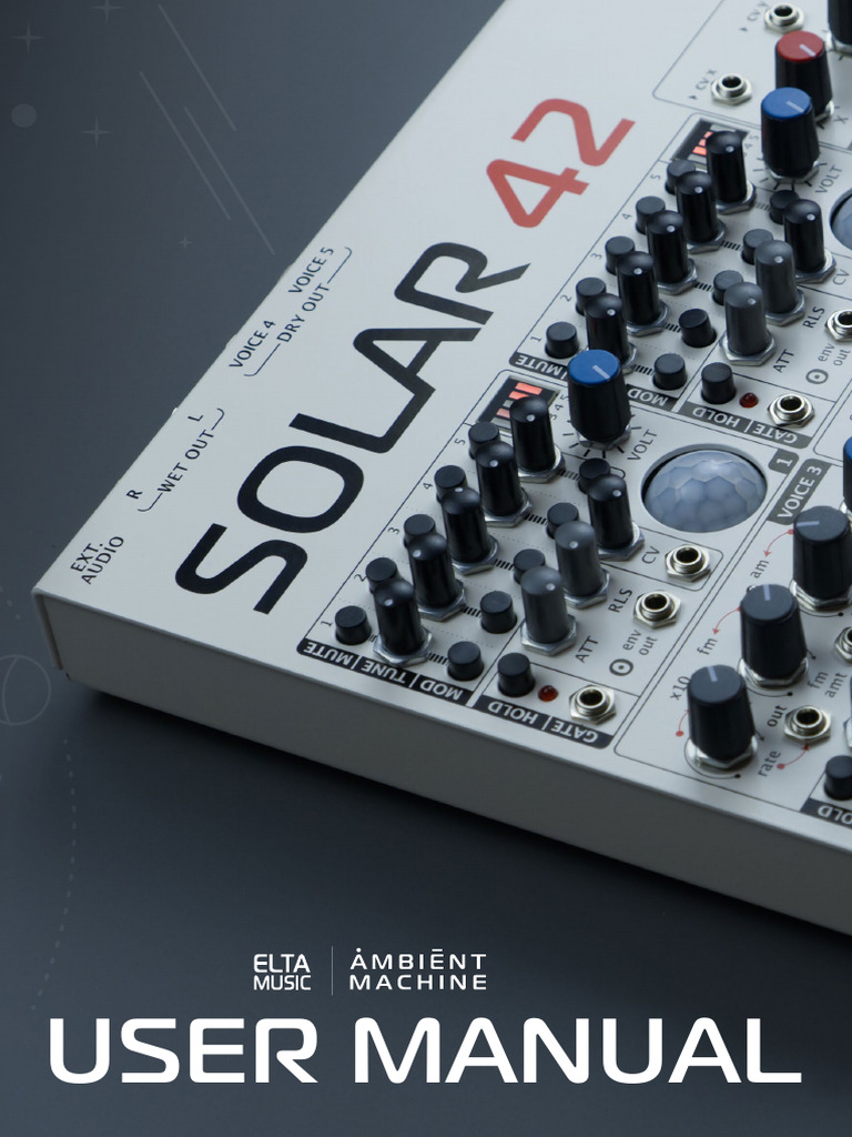 Solar42 Instruct 01 24 | PDF | Frequency Modulation | Synthesizer