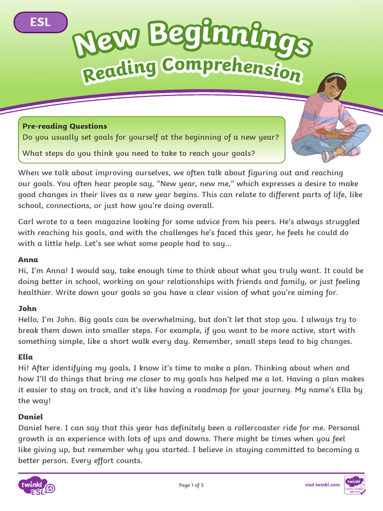 B1 New Beginnings | PDF | English As A Second Or Foreign Language | Human Communication