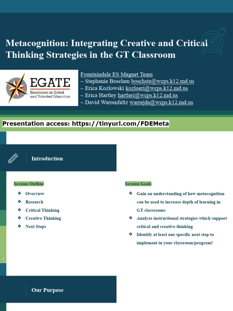 Fde Megs 2018 | PDF | Metacognition | Thought