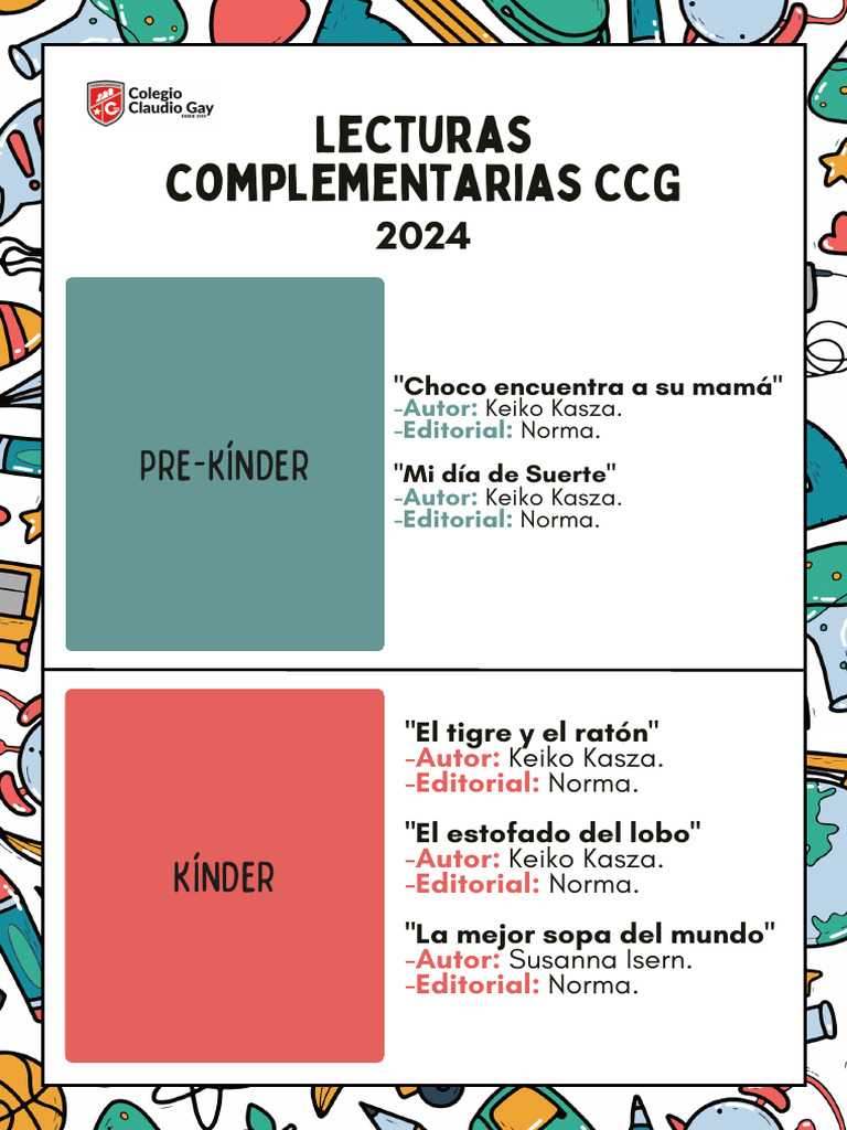 Lecturas Complementarias 2024 | PDF | Adultos jóvenes