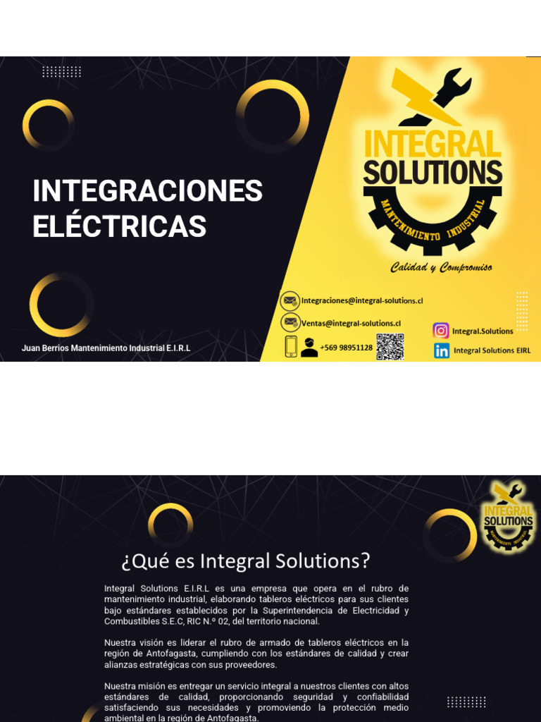 Integral Solutions Integraciones | PDF | Motor eléctrico | Ingeniería