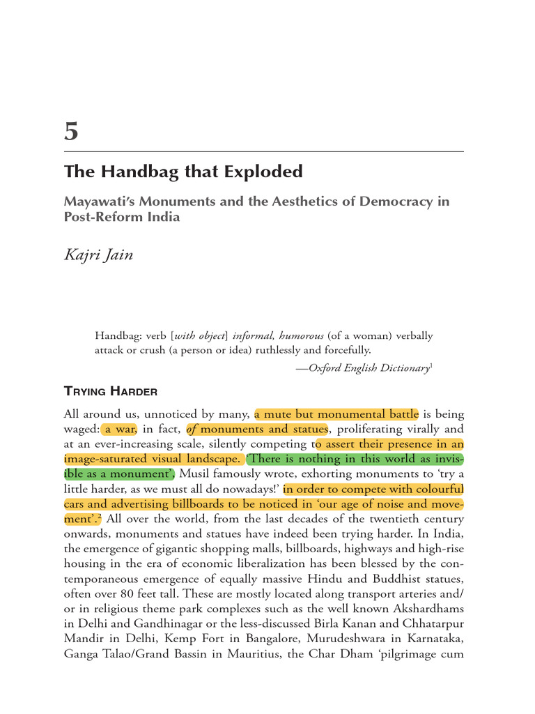 The Handbag That Exploded | PDF