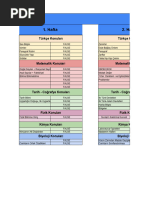 TYT 60 Gunluk Calisma Programi TAM | PDF