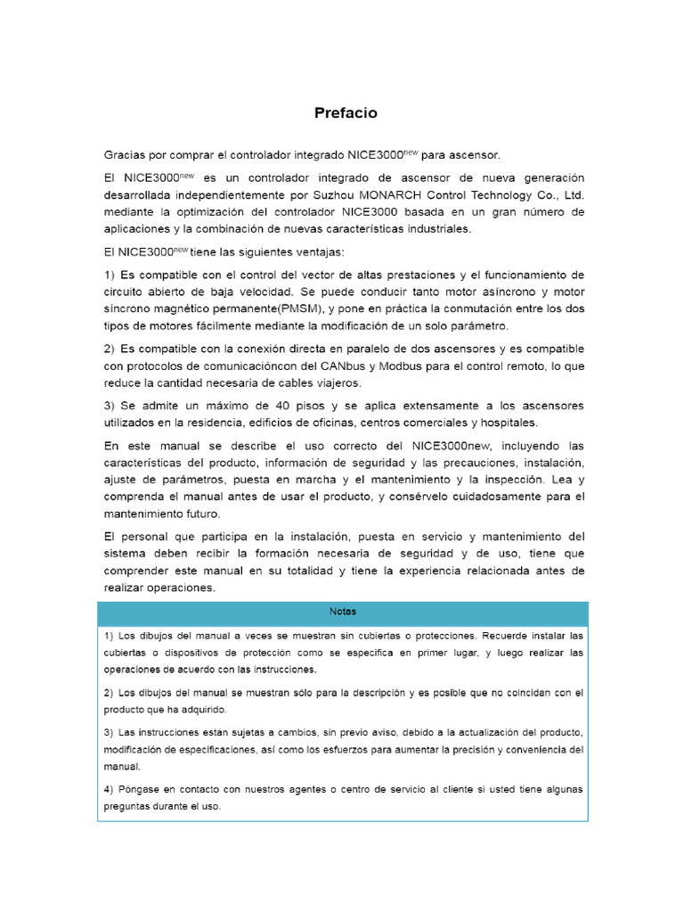 Manual Español Nice 3000 | PDF