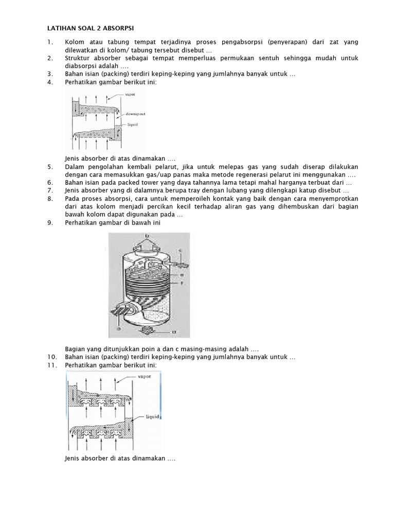 Latihan Soal 2 Absorpsi | PDF