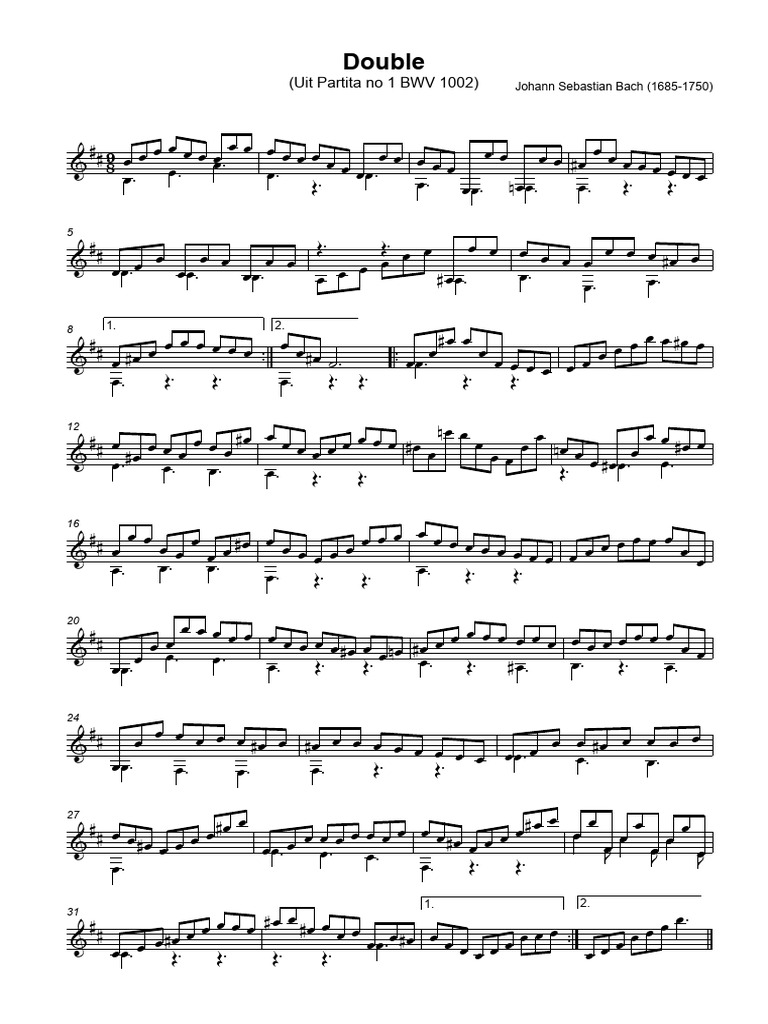 Double Bach | PDF