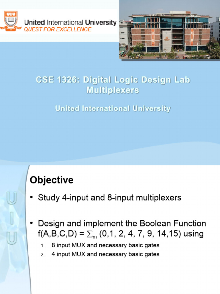 DLD 06 Multiplexer Old | PDF