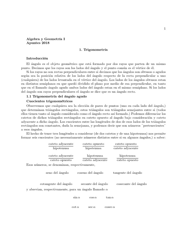 Cap Tulo 3 Enteros Incluye Cap Tulos Anteriores | PDF | Trigonometría | Triángulo