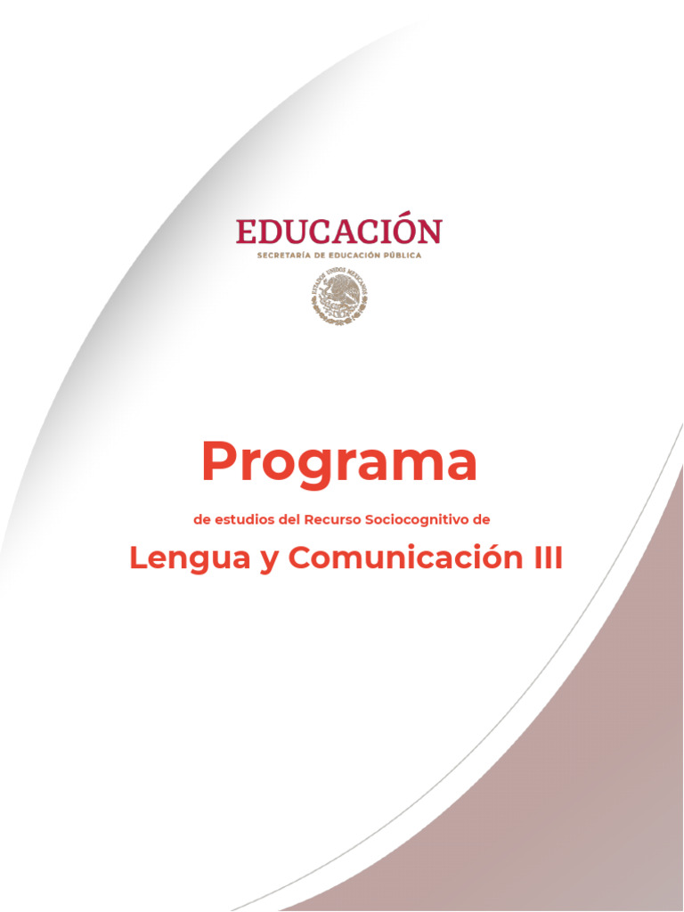 Lengua y Comunicacion III | PDF