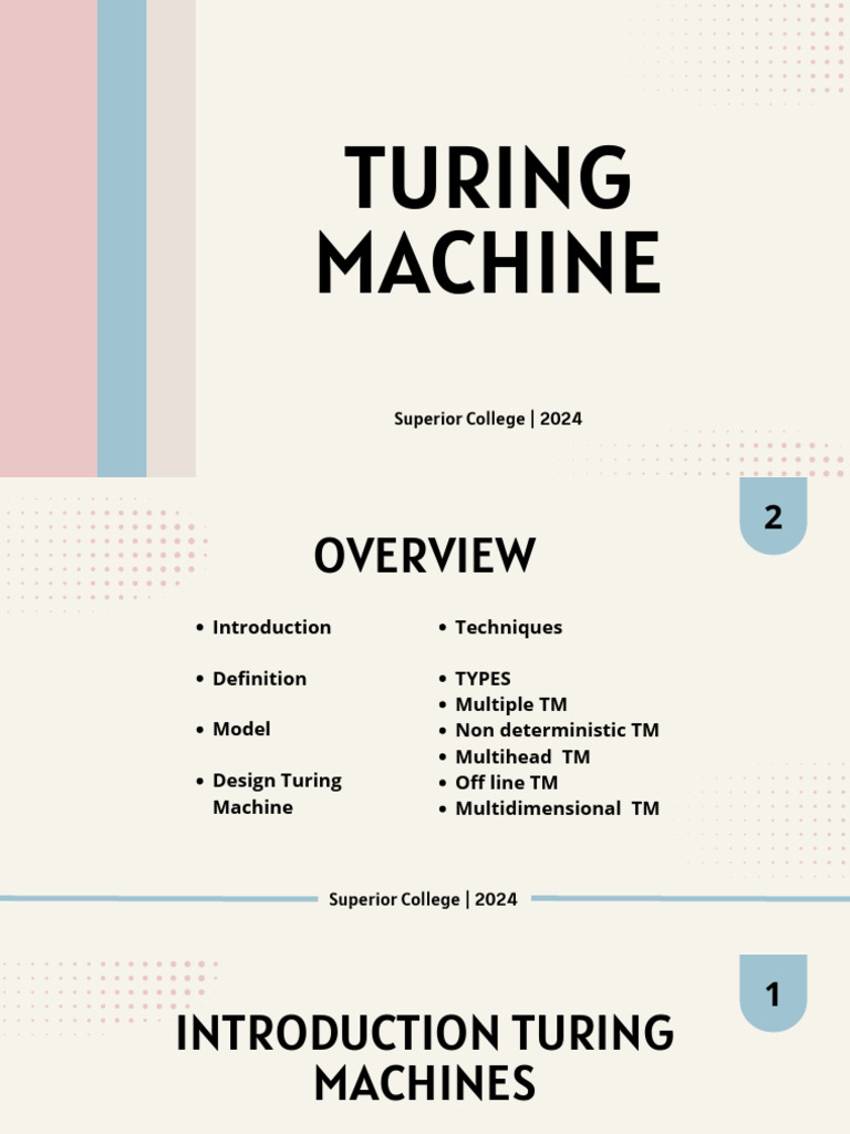 Turing Machine | PDF
